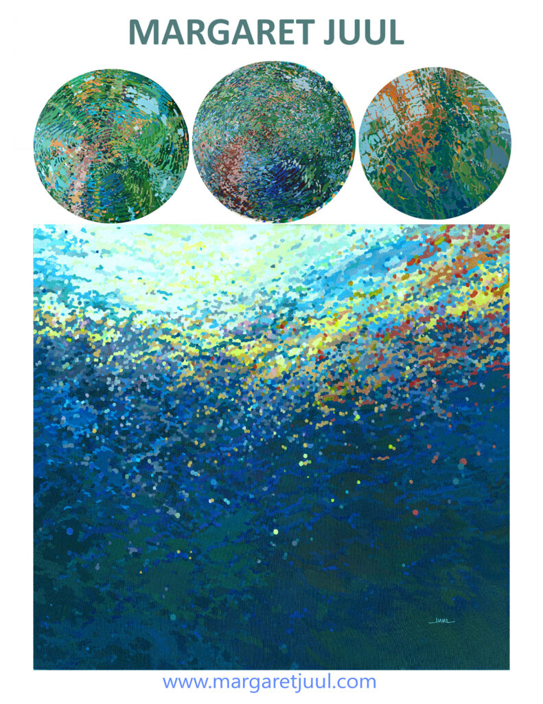 Abstract Coastal Painting by Margaret Juul - SeaChange | Oceana