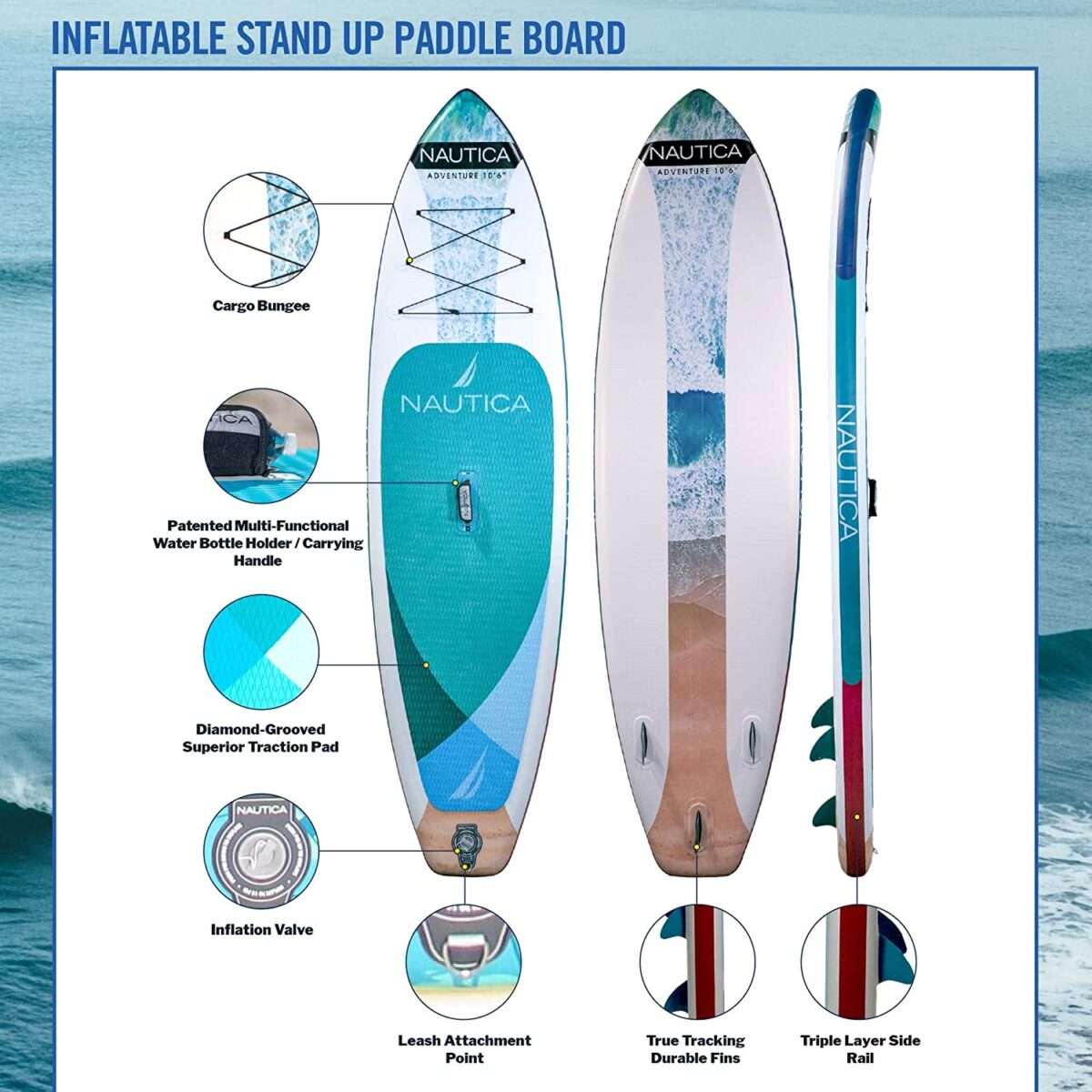 Gift Certificate two Nautica Adventure Inflatable Stand-Up Paddle ...